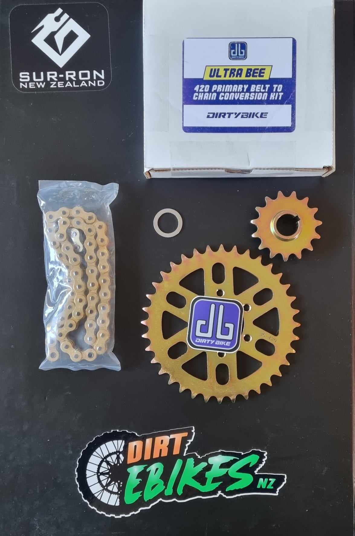Surron Ultra Bee 420 Primary drive chain conversion kit by dirtybikes ...