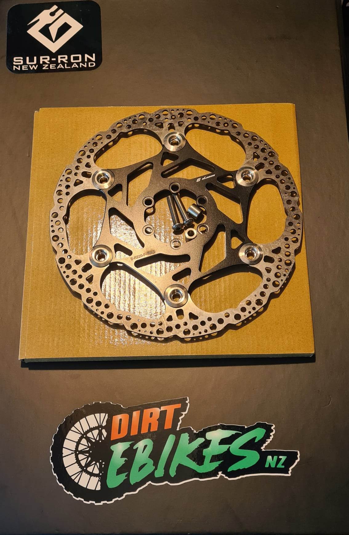 WARP9 220mm Surron/Talaria rear brake rotor upgrade – Dirtebikes